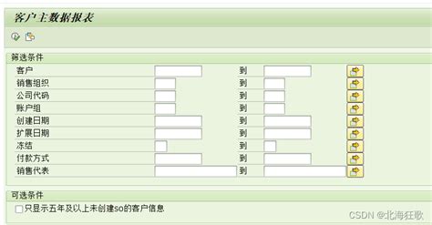 Sap Abap 客户主数据报表 Sap 客户主数据表 Csdn博客