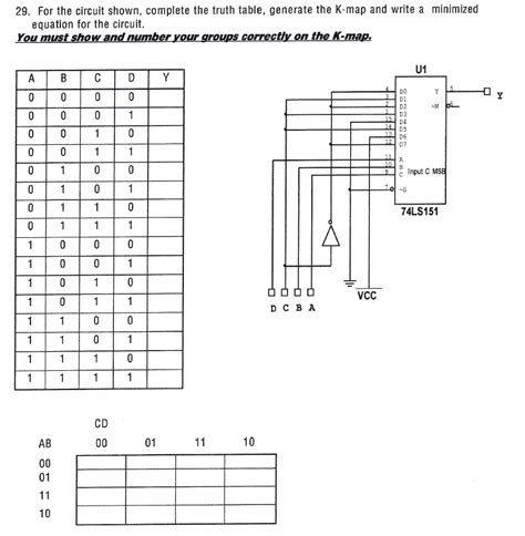 Solved Complete The Truth Table Generate K Map And Write A Chegg