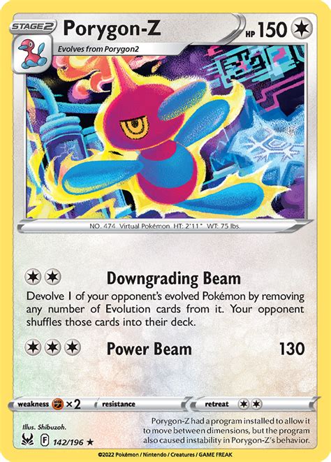 Porygon Z Lost Origin Pokemon Card Pikawiz