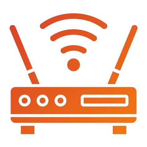 Premium Vector Wifi Router Icon Style