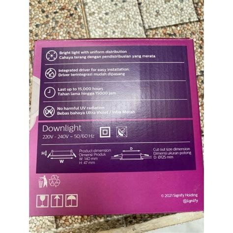 Jual Lampu Downlight Philips New Shopee Indonesia