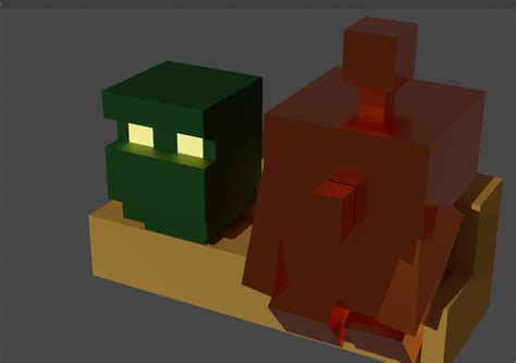 I Rendered The Copper Golem And The Glare Rminecraftmemes
