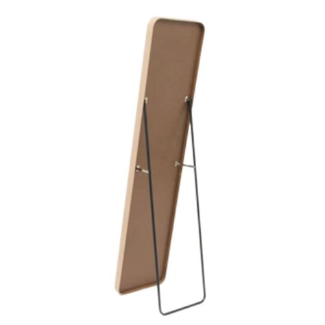 Simplicity Curve Oak Standing Mirror Mirror City