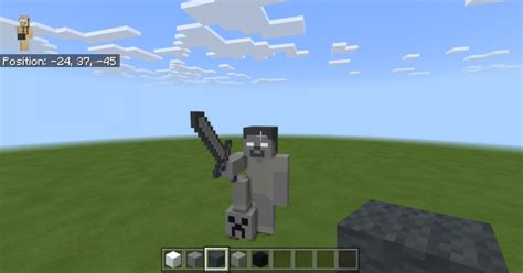 Herobrine Statue Minecraft Map