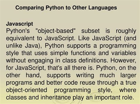 Ppt What Is Python Programming Language Powerpoint Presentation
