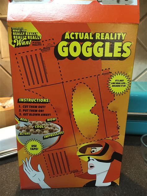 Just Noticed The Back Of The Cereal Box Rfunny