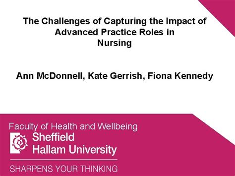 The Challenges Of Capturing The Impact Of Advanced