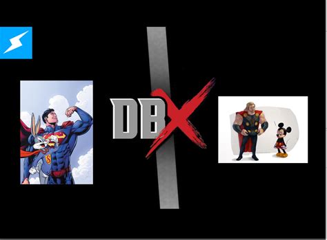 Superman And Bugs Bunny Vs Thor And Mickey Dbx Fanon Wikia Fandom