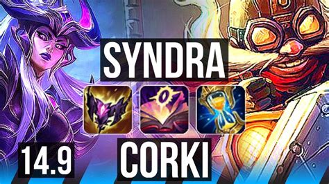 Syndra Vs Corki Mid 8 Solo Kills 1536 Godlike Rank 10 Syndra