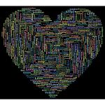 Prismatic Vintage Flourish Heart Tunnel 2 No Background Free Svg