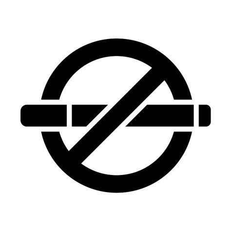 Cigarette No Prohibit Vector SVG Icon SVG Repo