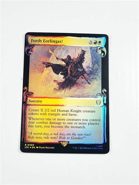 Forth Eorlingas 460 Foil From Tales Of Middle Earth Commander Ltc Mtg Proxy Magic Cardplus
