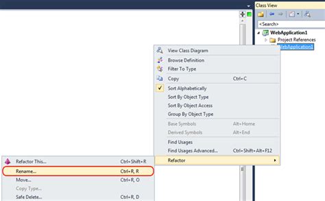 ReSharper User Tip 2 Refactor Rename Namespace