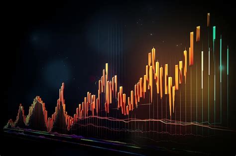 Premium AI Image Financial Moves Dynamic Stock Market Graph