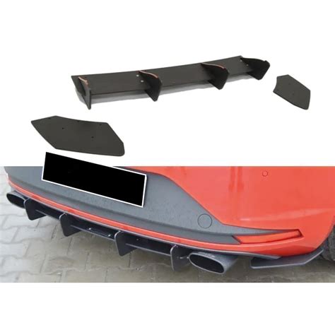 Rear Diffuser For Leon Mk3 Cupra 2012 2016 Custom Style Car Styling Bo Autovision Europe