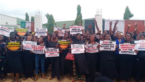 Nasarawa Guber Poll Pdp Group Demand Justice As Protest Enters Day 2