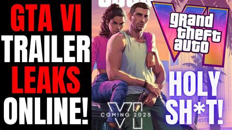 Grand Theft Auto Vi Trailer Leaks Online Gta Vi Trailer Reaction
