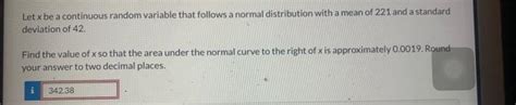 Solved Letx Be A Continuous Random Variable That Follows A