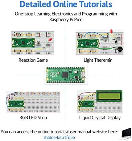 Sunfounder Raspberry Pi Pico Basic Starter Kit With Modules Sensor