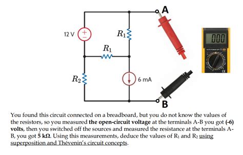 Solved You Found This Circuit Connected On A Breadboard But Chegg