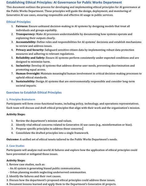 Lets Build Ai Governance Framework For An Organization Open Tech Talks Technology Worth Talking