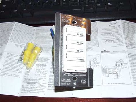 Cool New Leviton 6260m Electronic Timer Switch