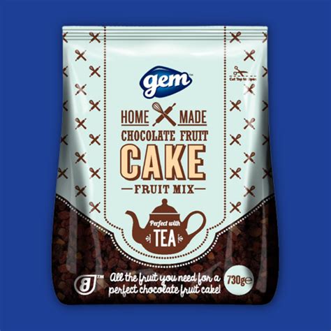 Chocolate Cake Fruit Mix Gem Bakes