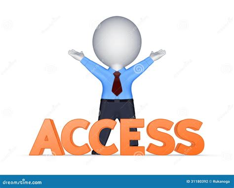 Access Concept Stock Illustration Illustration Of Database