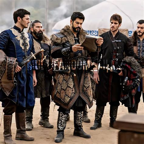 Osman Orhan Ve Alaeddin Bey ⚜️ Hd Pic Osman Historical Drama It Cast