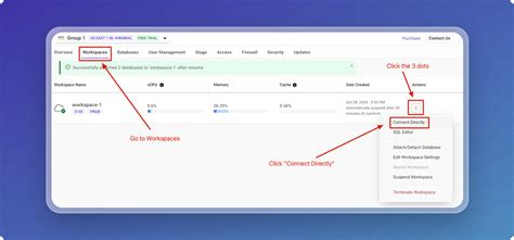 Create A Singlestore Deployment Workspace And Database Vectorize Docs