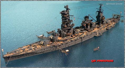 Ijn Yamashiro 1944 Battleship Japanese Dreadnought Yamashiro Class