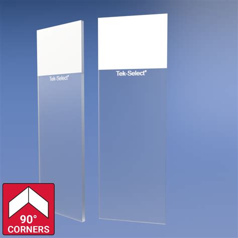 Microscope Slides 90˚ Corners 2 Frosted Ends Economy Tek Select