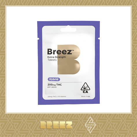 Extra Strength Hybrid 10 Count Cannabis Infused Tablets 200mg Thc Buy Recreational