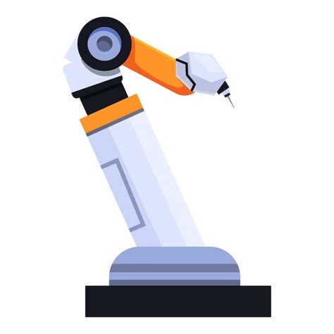 Premium Vector Industrial Robot Arm Performing A Task In A Factory