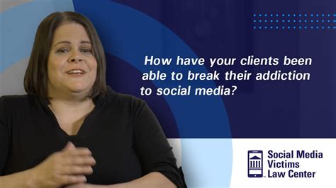 Breaking Social Media Addiction Social Media Victims Law Center Youtube