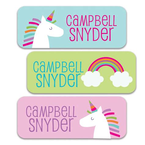 Waterproof Name Labels For School Daycare Camp Personalized Name