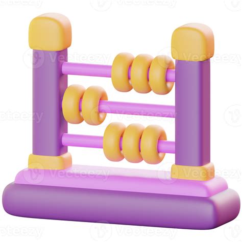 3d Colorful Abacus For Early Education 51815528 Png