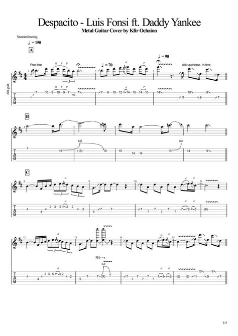 Despacito Metal Tab Kfir Ochaion