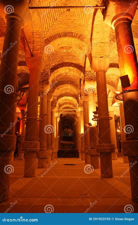 Binbirdirek Cistern Stock Image Image Of Wood Wall 291923193