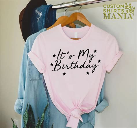 Its My Birthday Shirtbirthday Shirt For Women Birthday Etsy