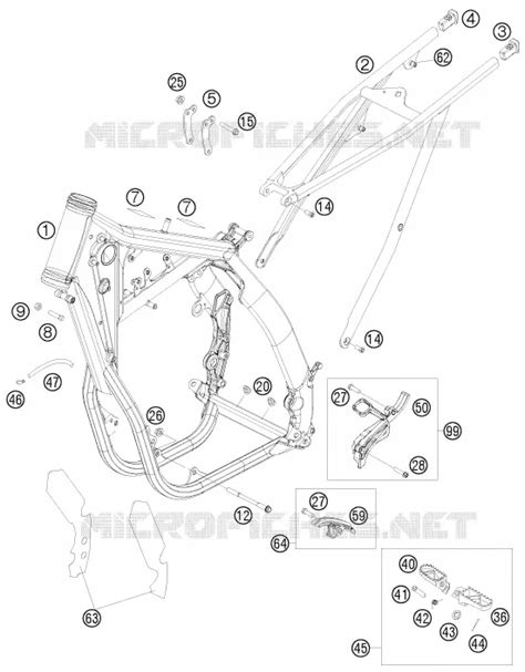 Telaio Per Ktm 450 Xc F 2008 Ktm