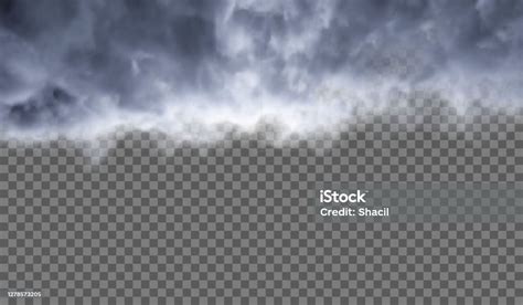 Eps10 투명 한 특수 효과 안개 또는 연기눈에 띄는 백색 구름 벡터 안개 또는 스모그 다층 효과에 대한 스톡 벡터 아트 및 기타 이미지 Istock