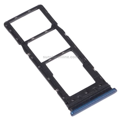 สำหรบ infinix Smart X X C ถาดซมการด ถาดซมการด ถาดใสการด Micro SD สนำเงน