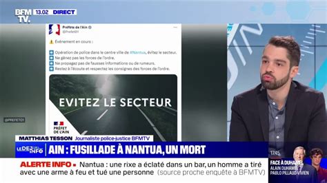 Une Fusillade à Nantua Dans Lain Fait Un Mort Le Centre Ville Est