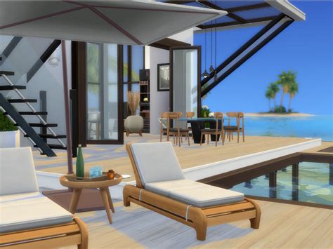 The Sims Resource Modern Beach House No Cc