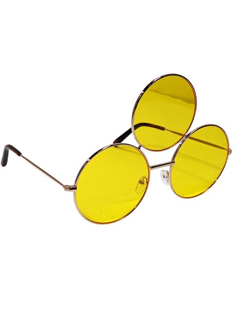 Yellow Round Third Eye Sunglasses