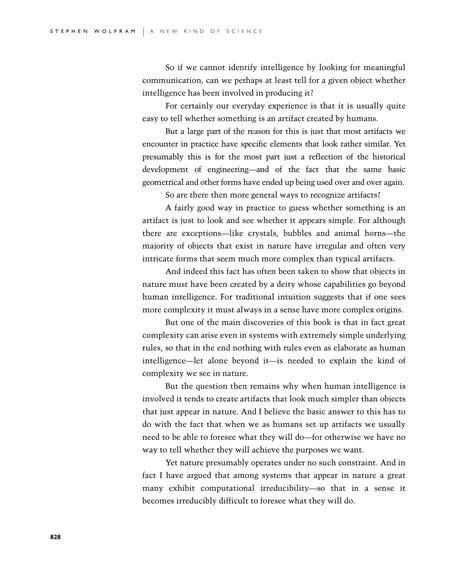 Intelligence In The Universe A New Kind Of Science Online By Stephen