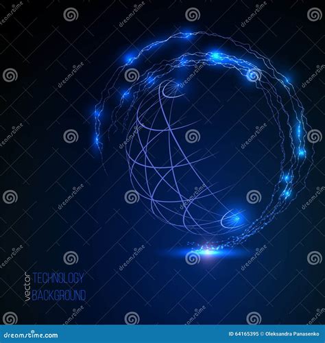 3d Sphere Wireframe Element Stock Vector Illustration Of Element