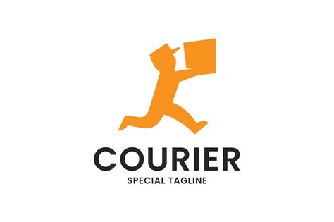 Premium Vector Courier Logo Design
