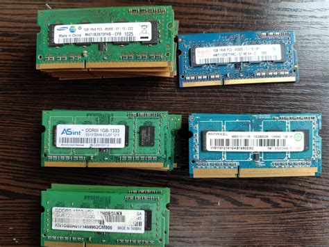 Оперативная память для ноутбука 1gb Ddr3